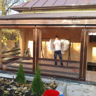 Folie transparenta pentru terasa pret - Bucuresti, Timisoara, Constanta ...